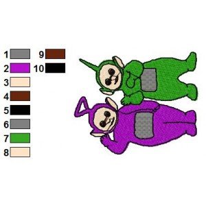 Teletubbies Embroidery Design 01