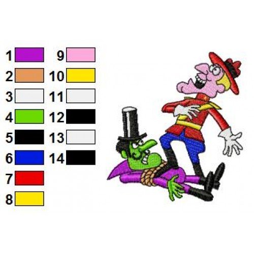 The Adventures of Rocky and Bullwinkle 23 Embroidery Design
